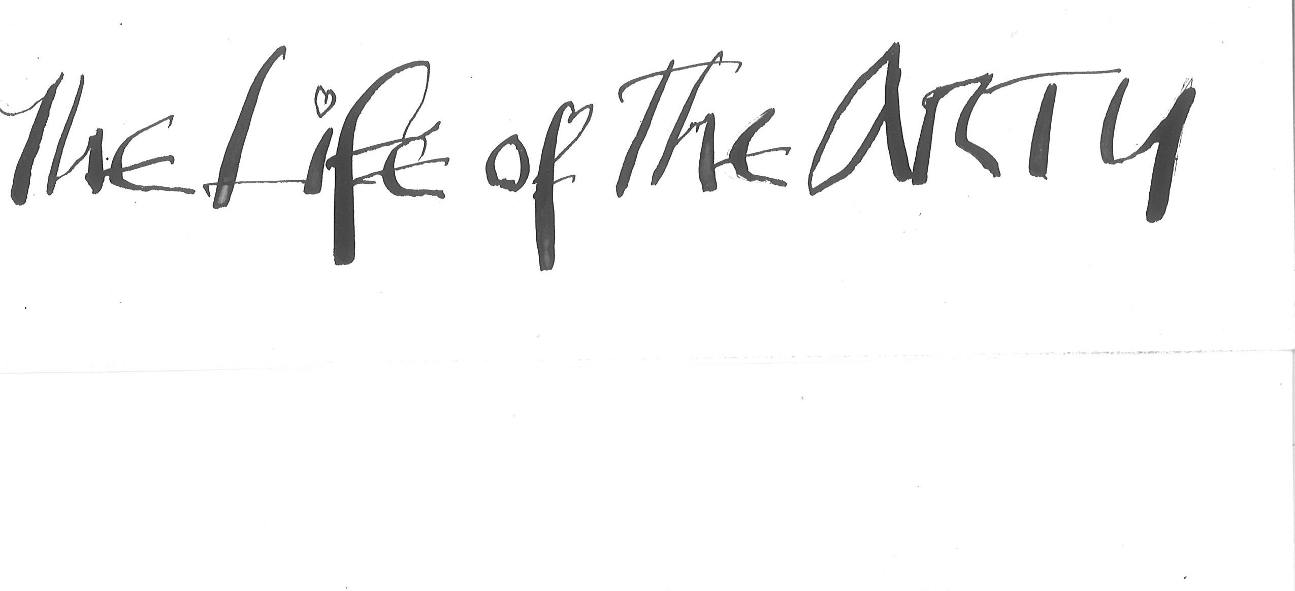 The Life of Arty - A Cartoon by Anthony Haden-Guest