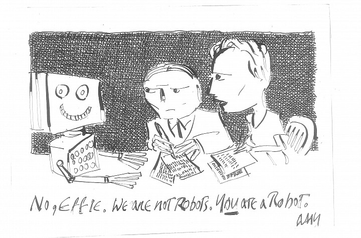 Two Cartoons By Anthony Haden-Guest