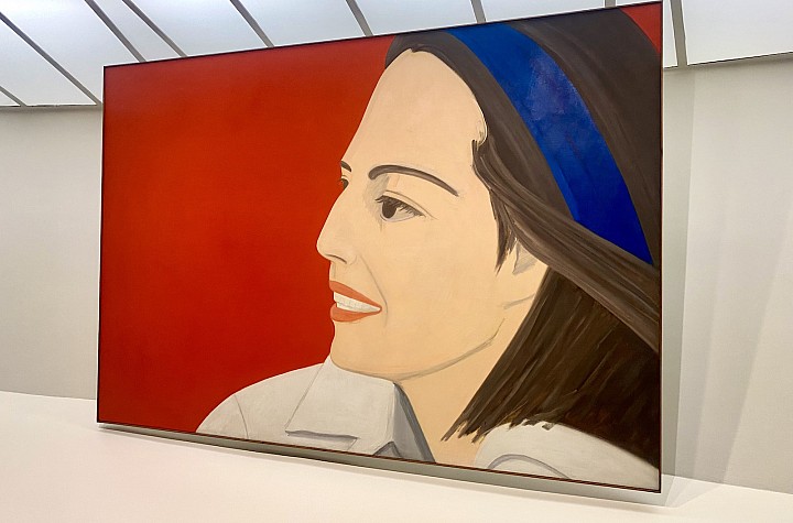 Coco Dolle at The Opening of Alex Katz: Gathering at the Solomon R ...